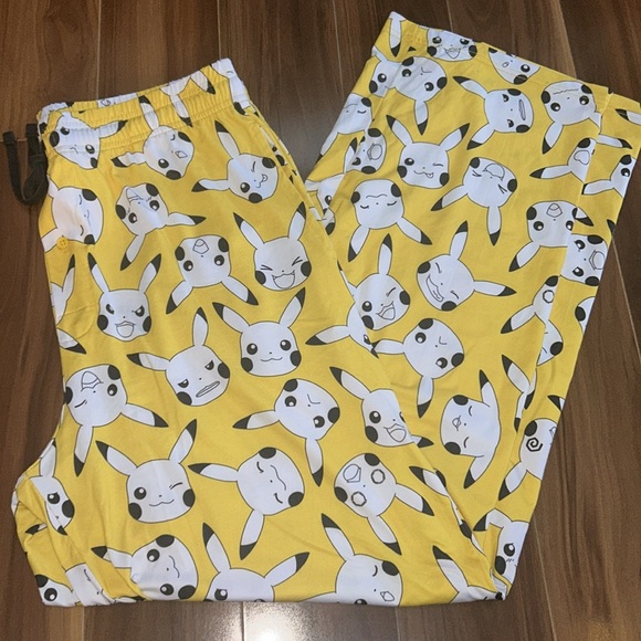 Pokemon | Pants | Large Pokemon Pikachu Pajama Pants Mens | Poshmark